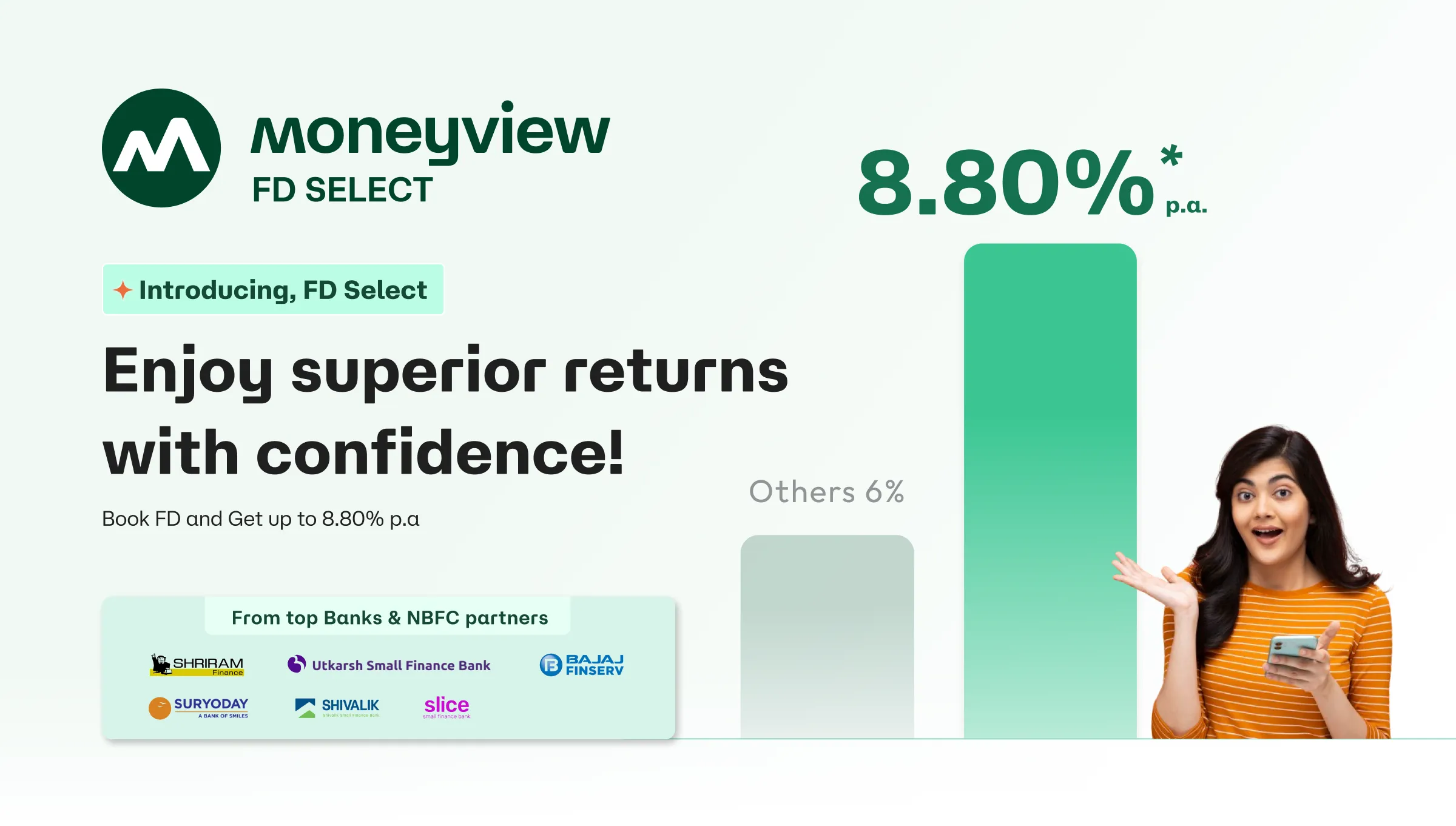FD App: Open Fixed Deposits Online at Higher Interest upto 8.80%