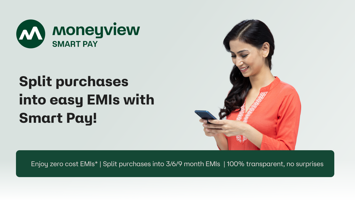 Moneyview Smart Pay: Split your purchases into easy EMIs